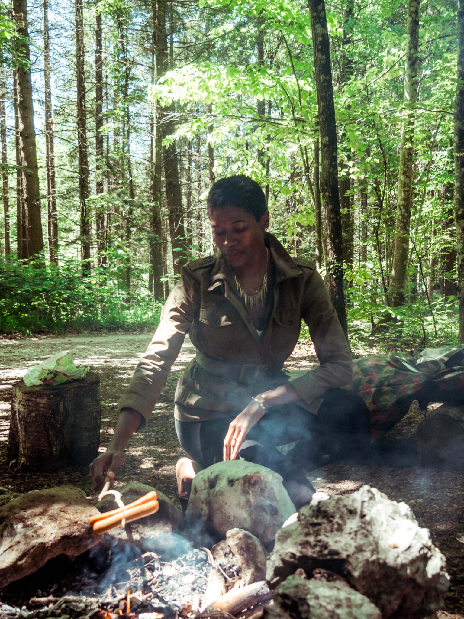 Utilitarian Style with Camo Prints & Neon « TallFashionBlog